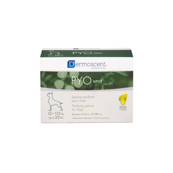 Dermoscent Pyo Spot-On za pse 0-10 Kg 4X0,6 ml